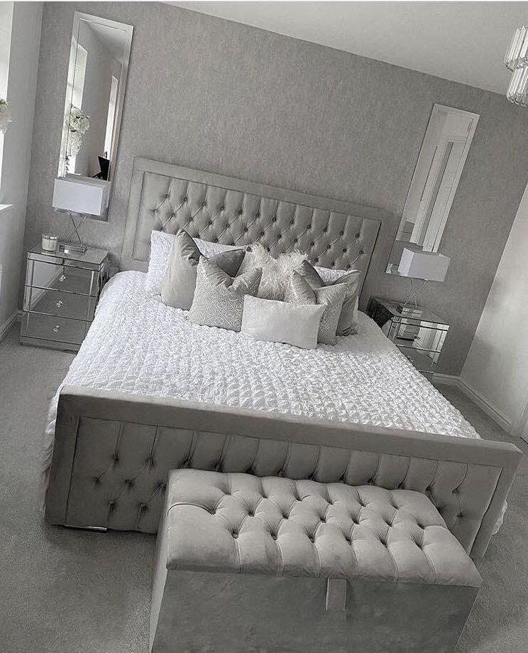 Hilton silver plush bed store